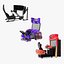 Driving Arcade Machines Collection 3D Model - TurboSquid 2123689