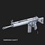 Hk G3a3 Rifle 3d Model