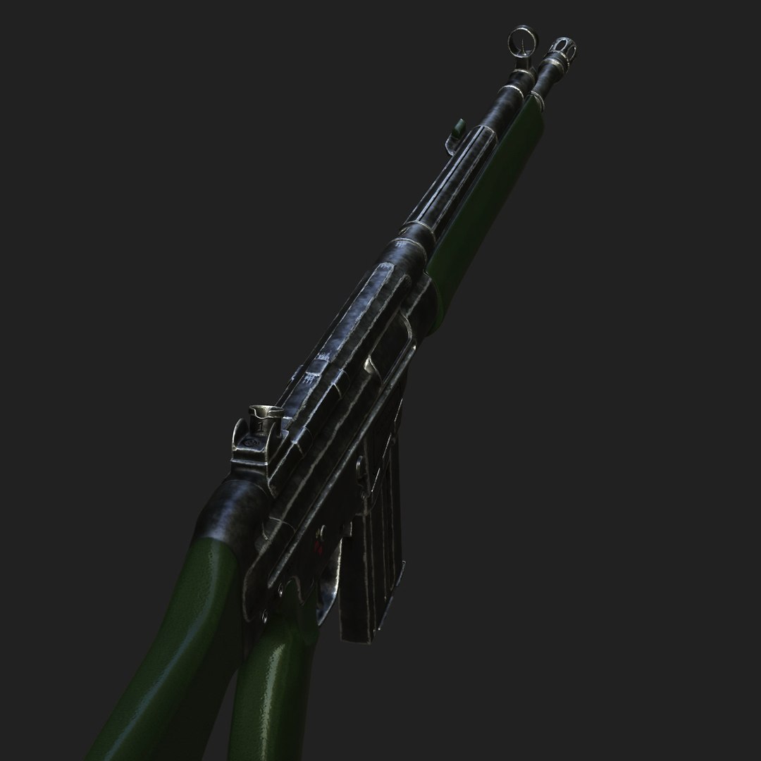 Hk G3a3 Rifle 3d Model