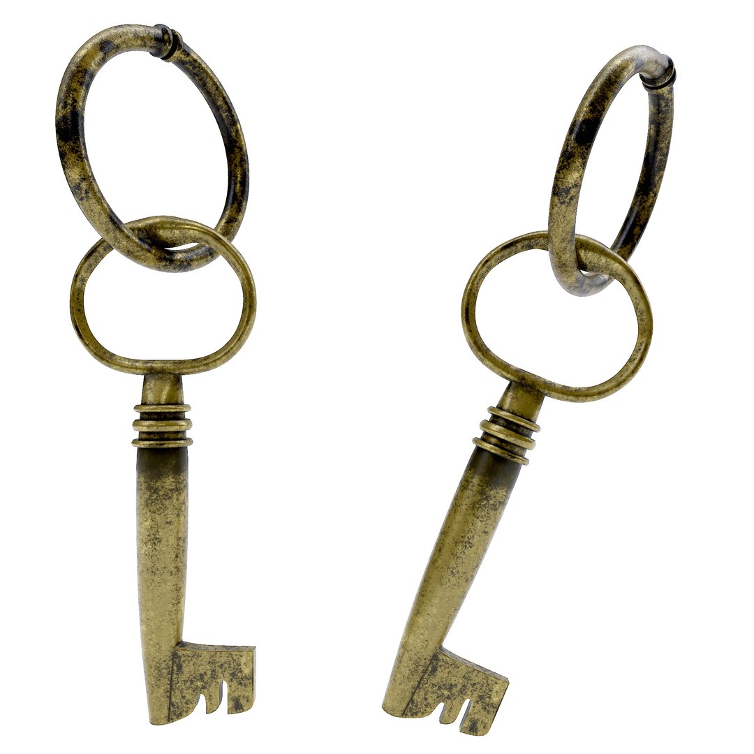 3D model Key antique old metal 3d model - TurboSquid 1976446