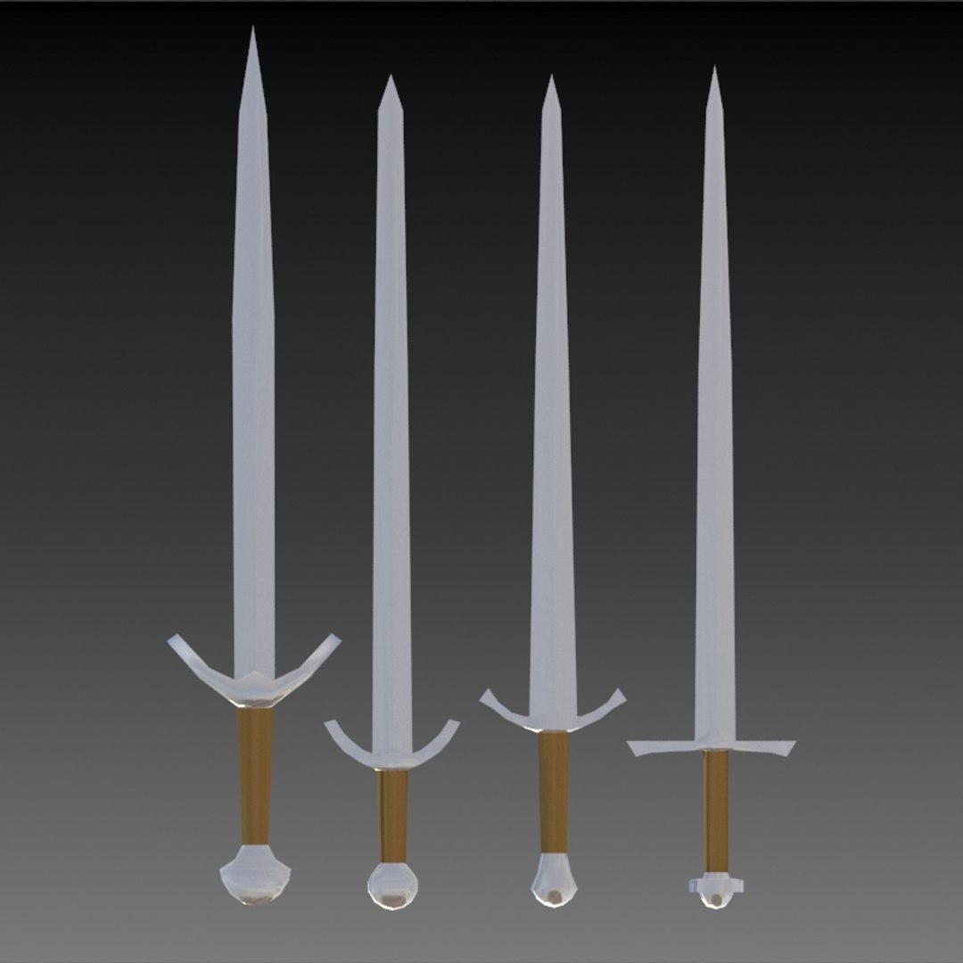 Swords Model - TurboSquid 1357357