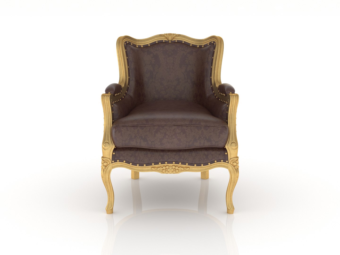 Regal Armchair By Modenese 3D Model - TurboSquid 2290481