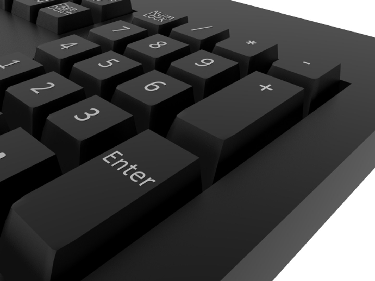 3d Model Keyboard Keys