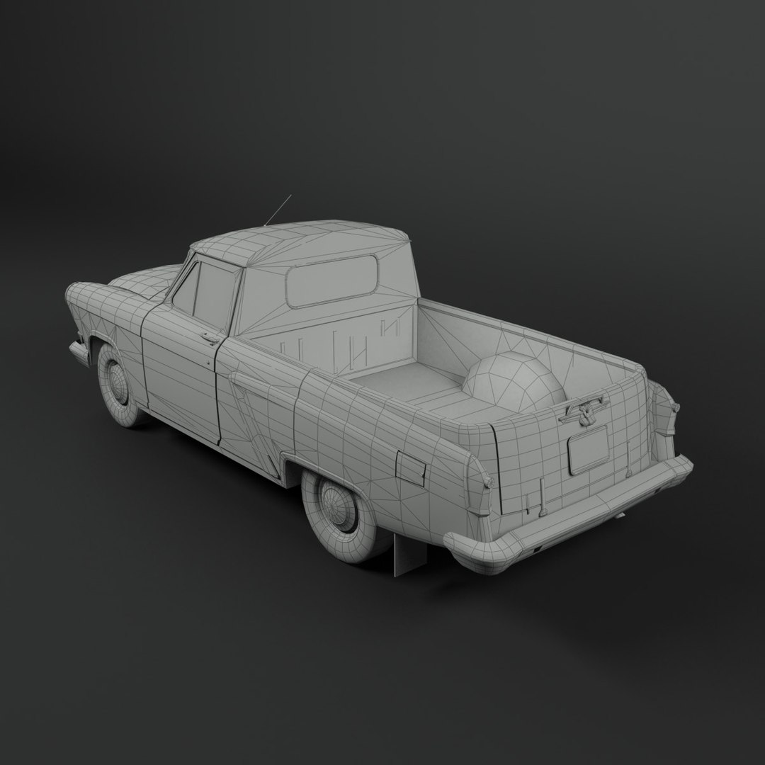 3d Model Gaz-22 Volga Pickup