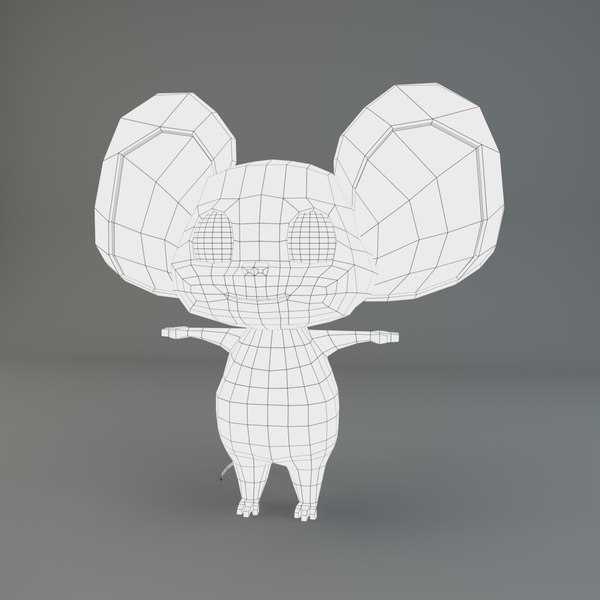 Cartoon mouse 3D model - TurboSquid 1205986