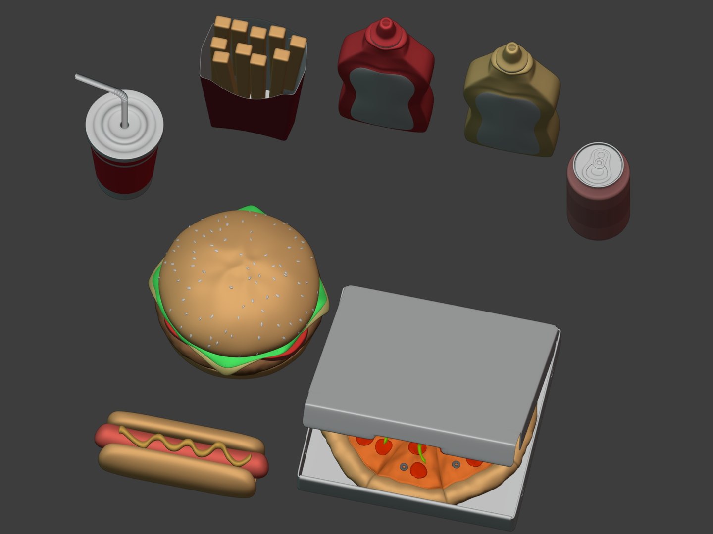 3D Food Pack Model - TurboSquid 2255112