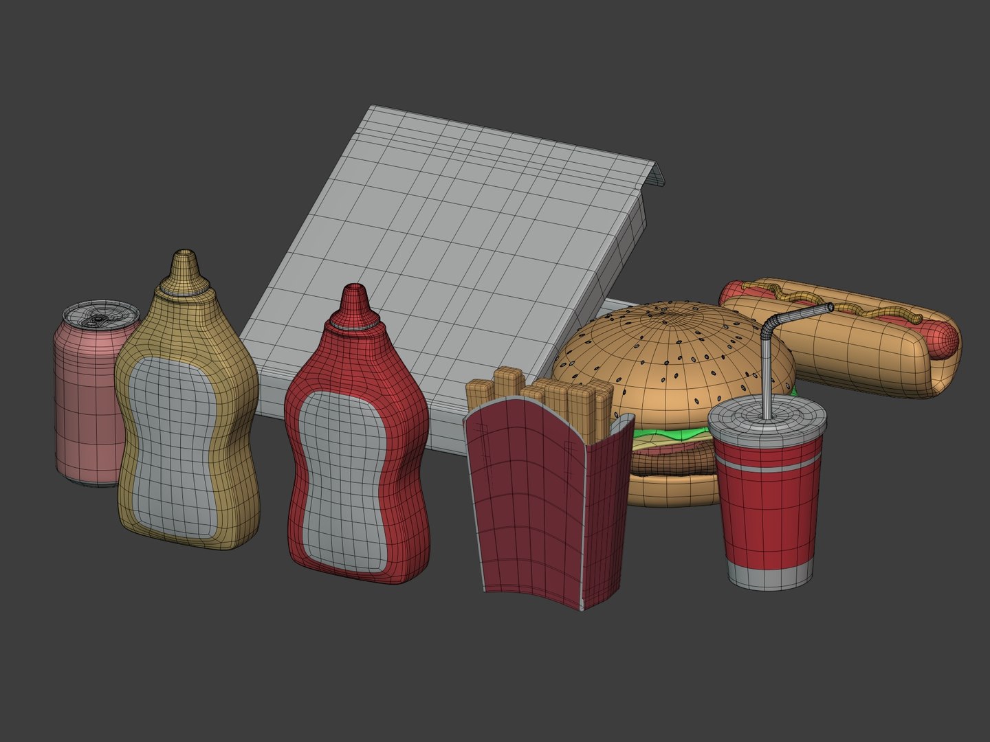 3D Food Pack Model - TurboSquid 2255112