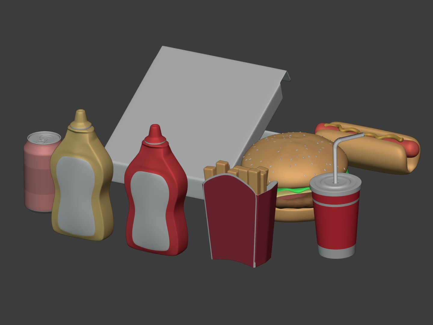 3D Food Pack Model - TurboSquid 2255112