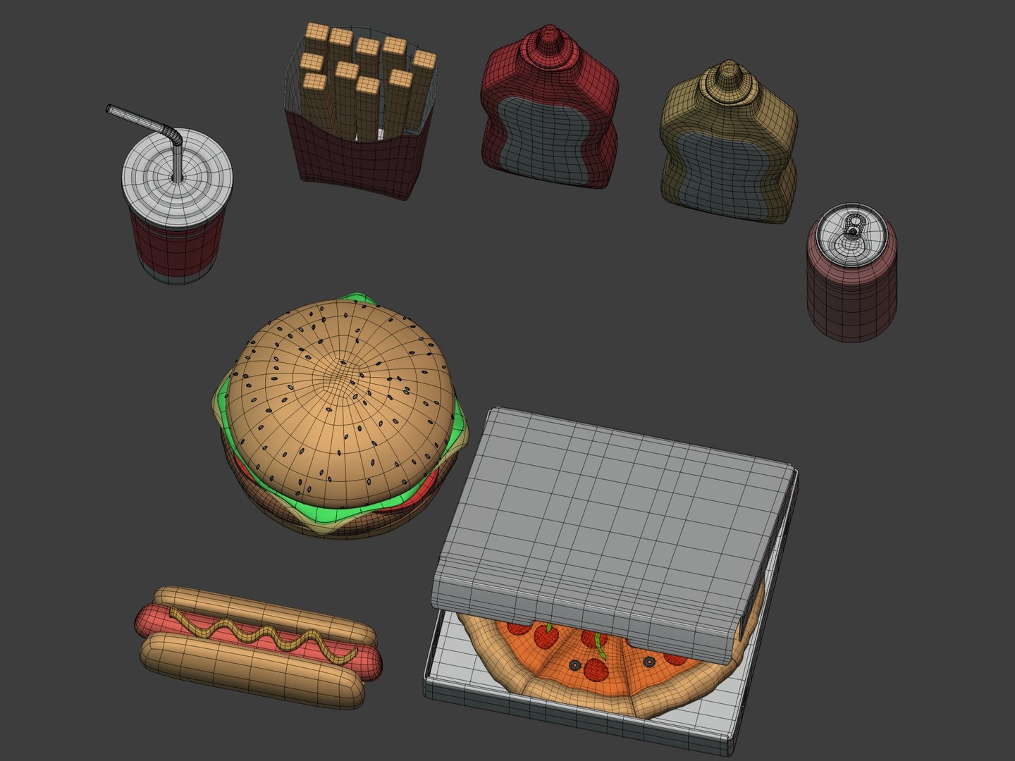 3D Food Pack Model - TurboSquid 2255112