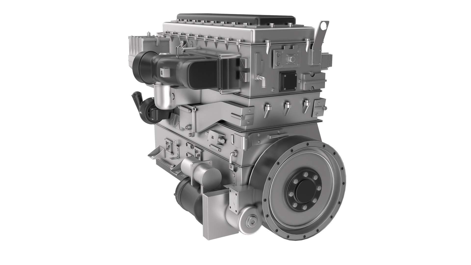 Tractor Engine 3D Model - TurboSquid 2257891