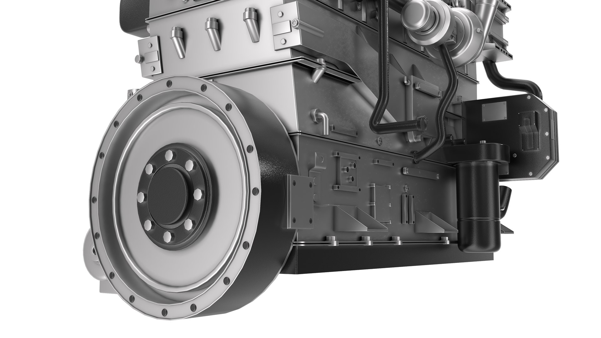 Tractor Engine 3D Model - TurboSquid 2257891