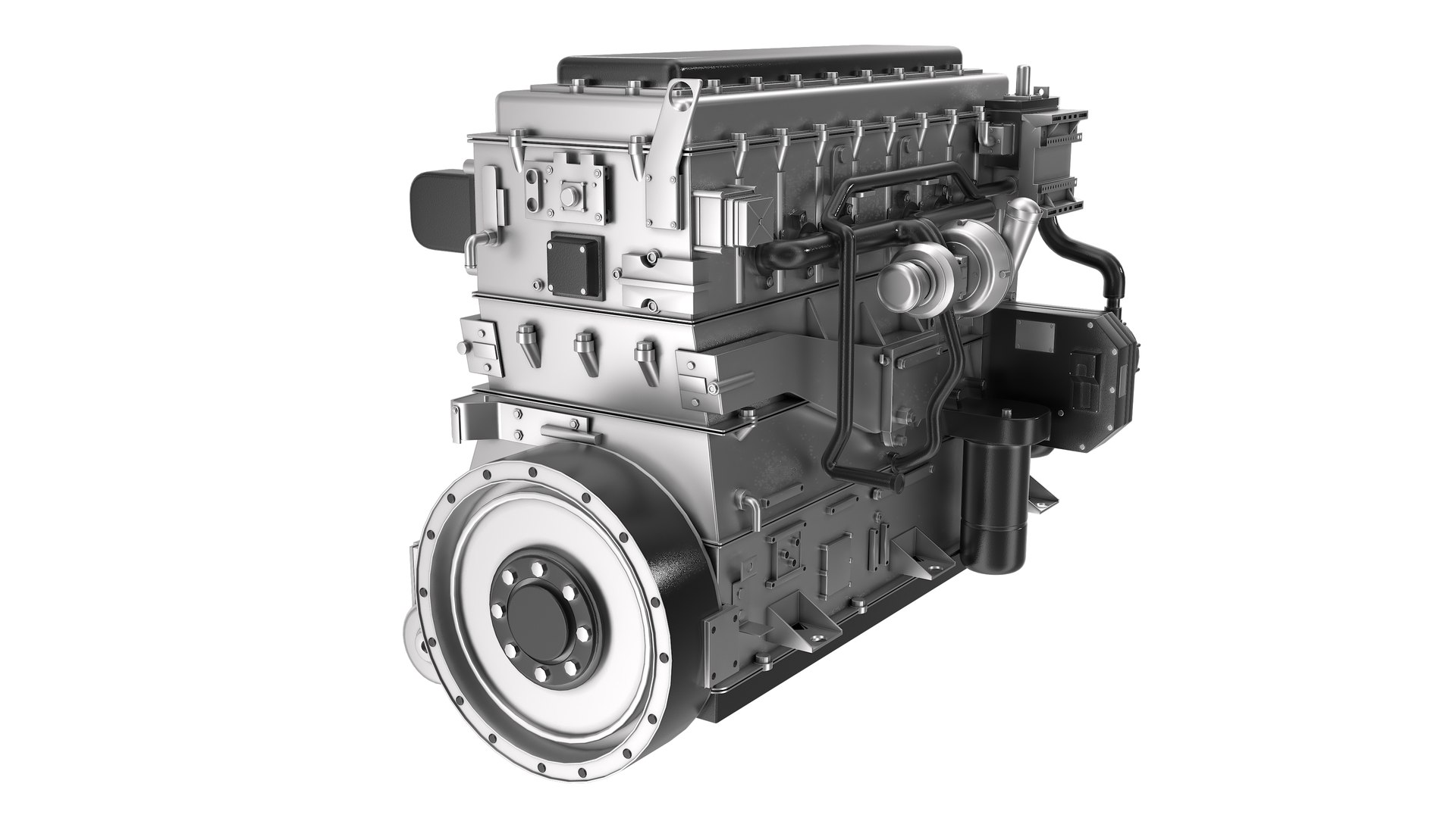 Tractor Engine 3D Model - TurboSquid 2257891