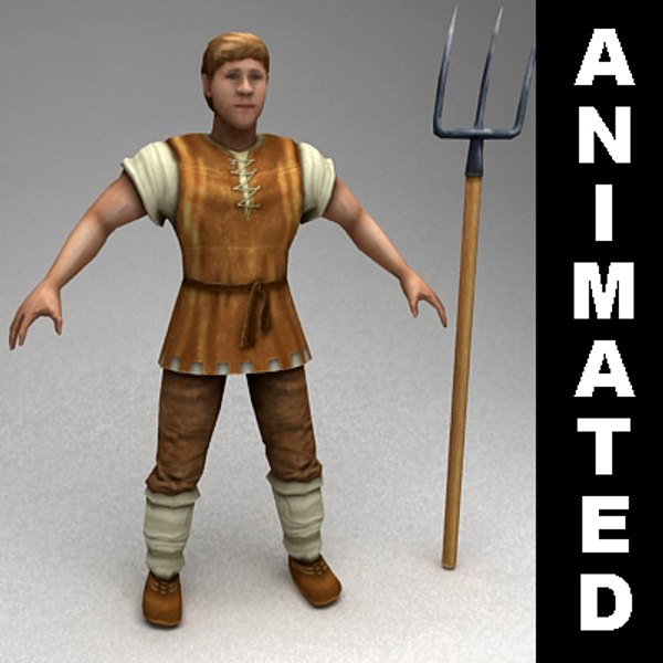 Peasant 3D Models for Download | TurboSquid