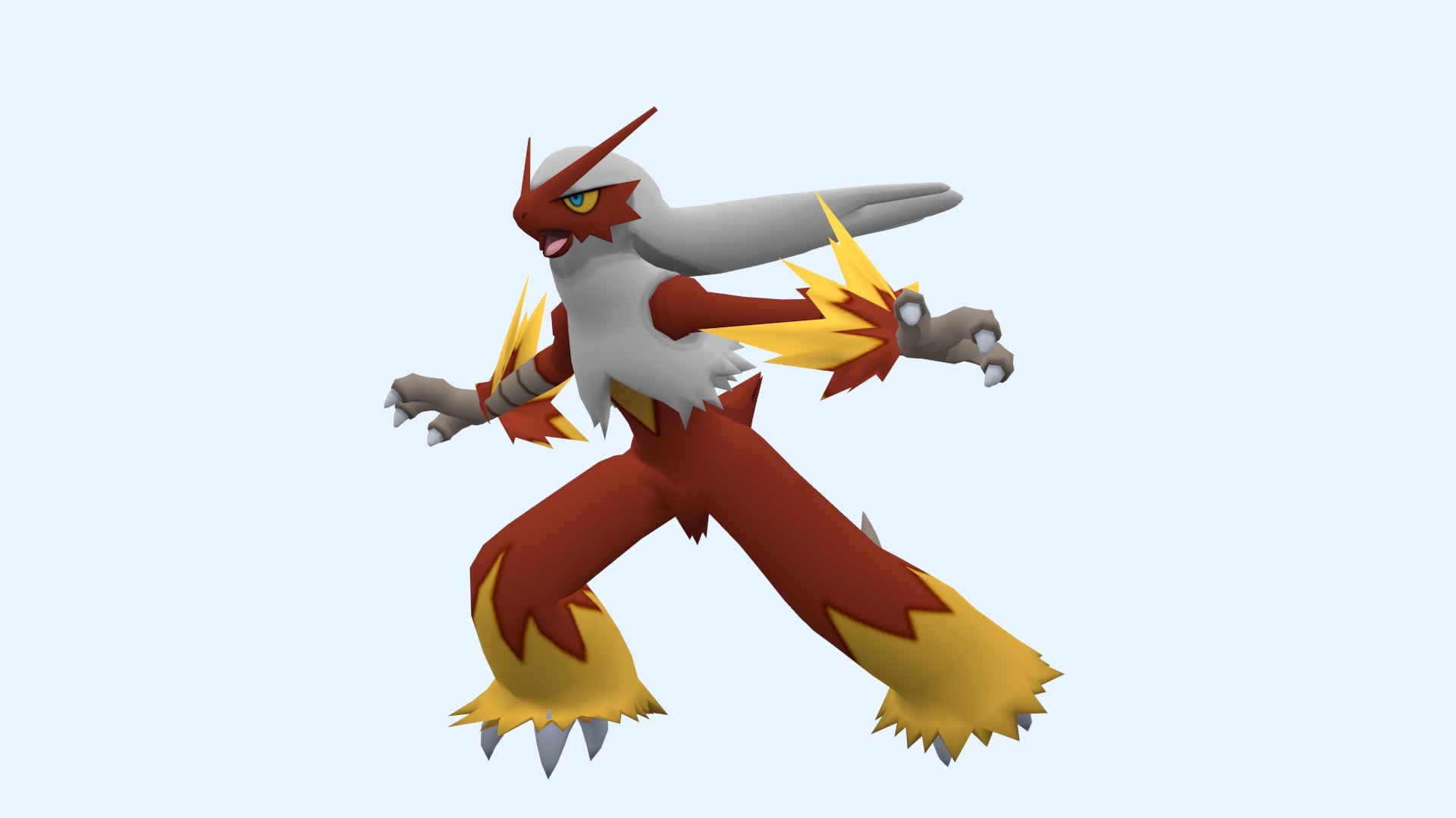 3D POKEMON Blaziken Animated Game Already - TurboSquid 1940304