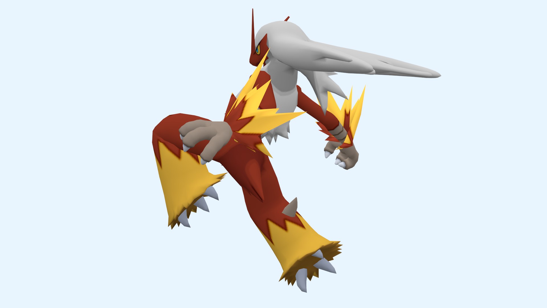 3D POKEMON Blaziken Animated Game Already - TurboSquid 1940304