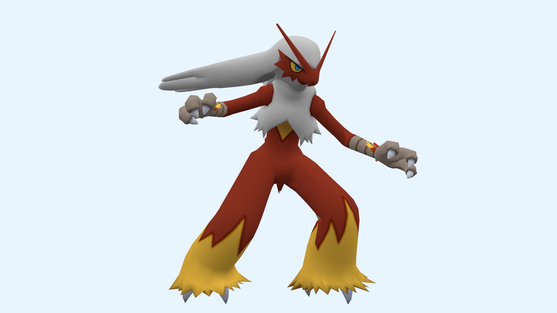 3D POKEMON Blaziken Animated Game Already - TurboSquid 1940304