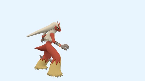 3D POKEMON Blaziken Animated Game Already - TurboSquid 1940304