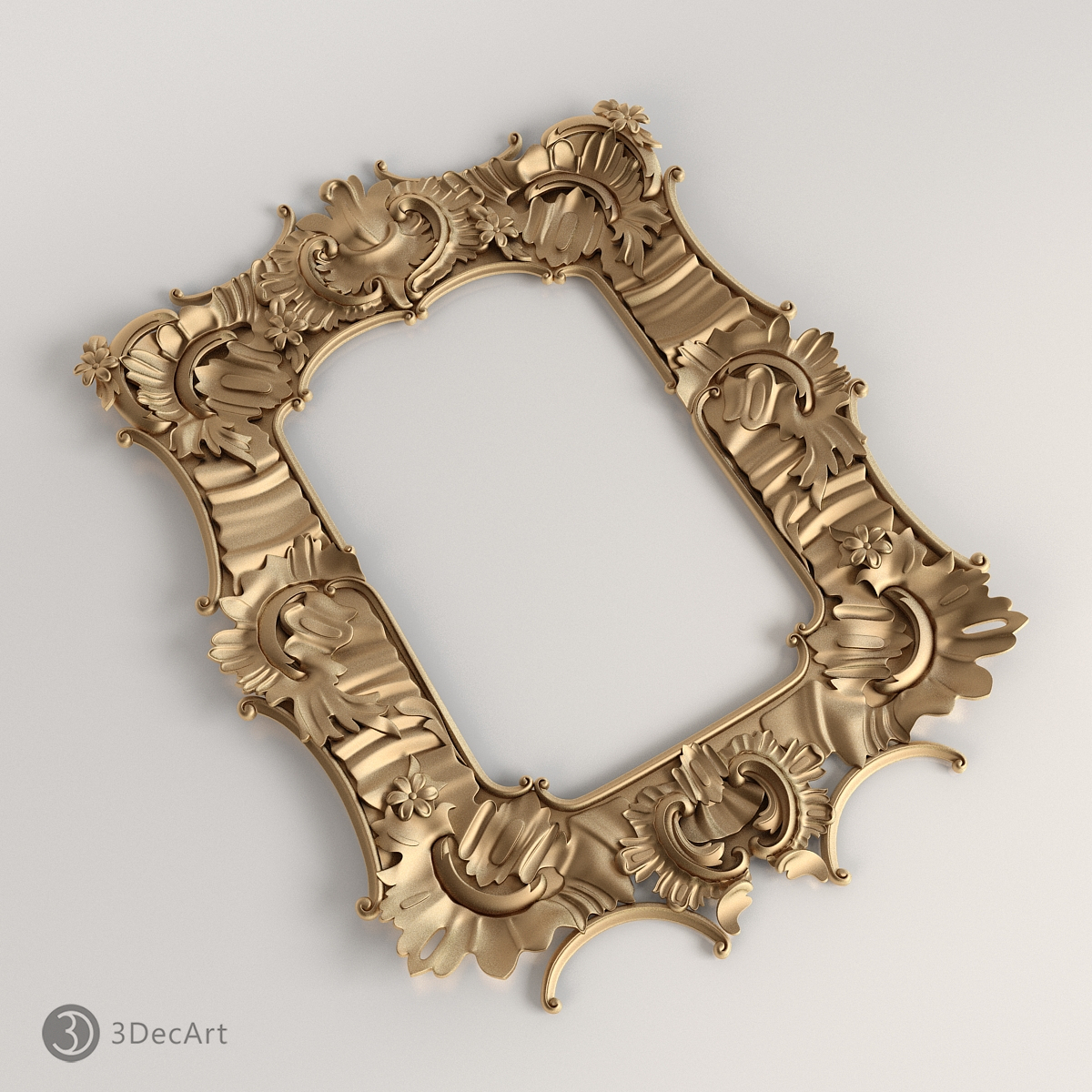 frame rococo style 3d model