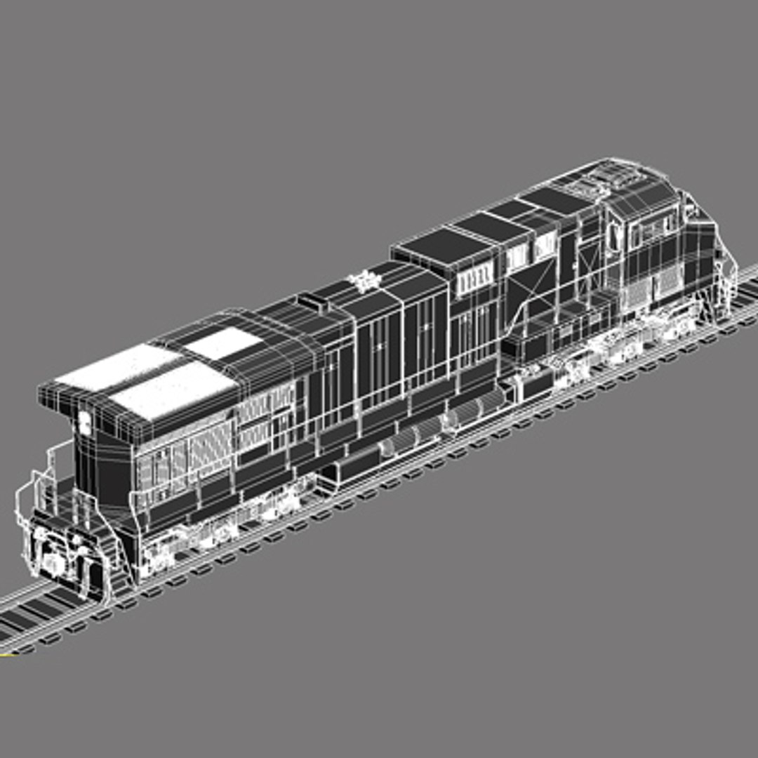 Ge Es44dc Evolution 3d Model