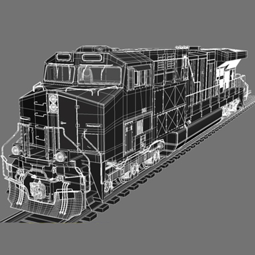 Ge Es44dc Evolution 3d Model