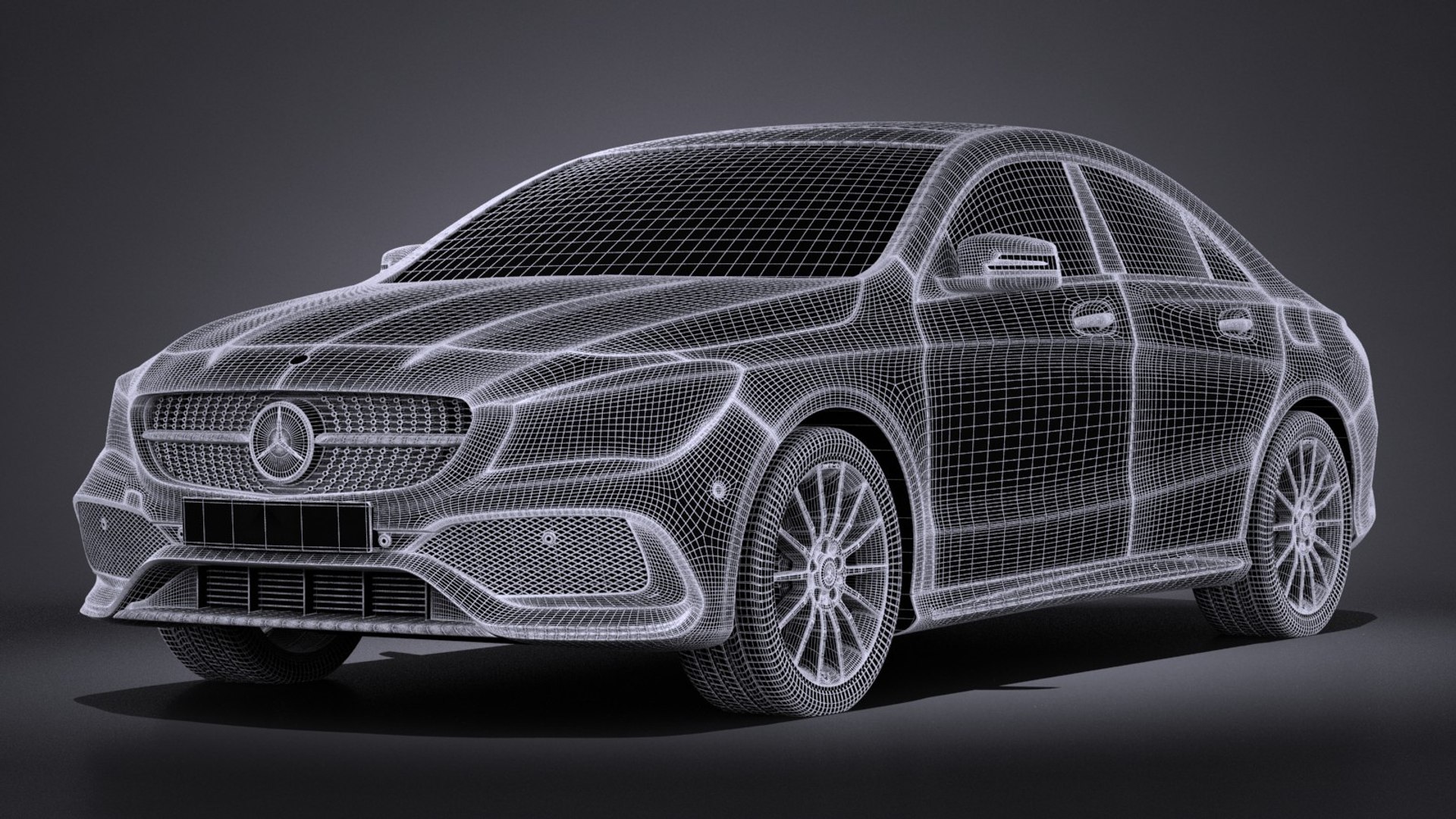 3d Mercedes-benz Cla 2017