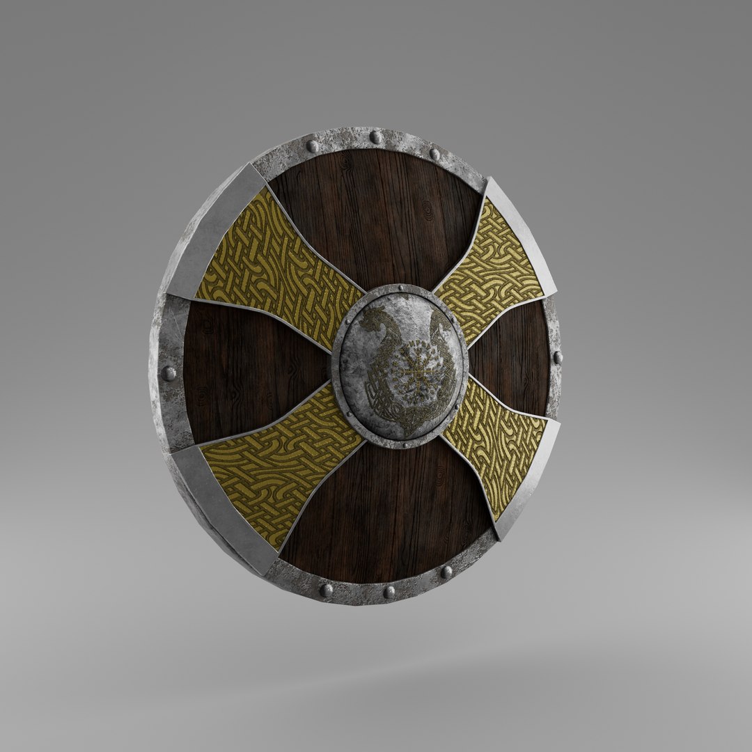 Viking Shield 3D Model - TurboSquid 2147619