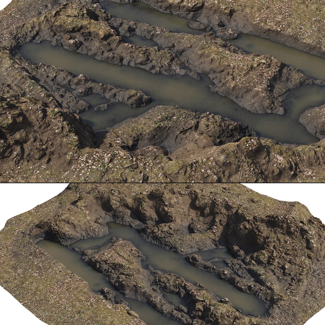 The Green mud pit 3D - TurboSquid 1915032