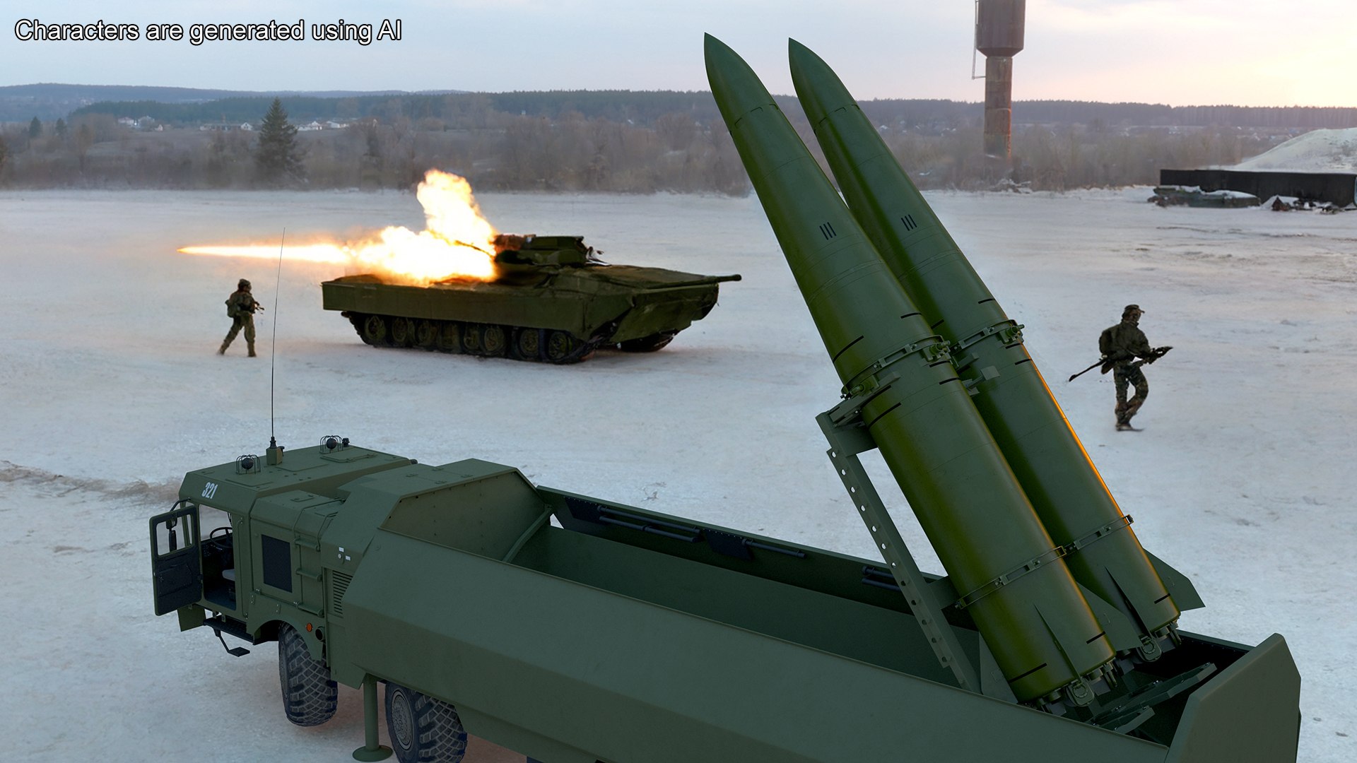 Russian Ballistic Missile 9M723 Iskander 3D Model - TurboSquid 2217098