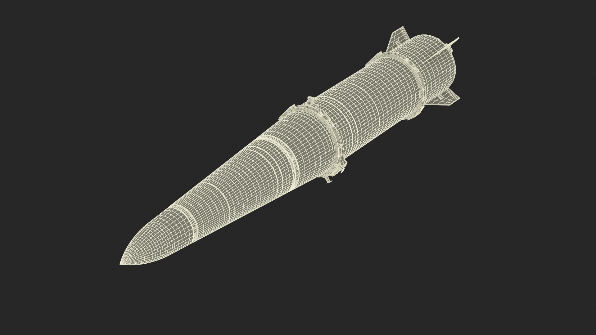 Russian Ballistic Missile 9M723 Iskander 3D Model - TurboSquid 2217098