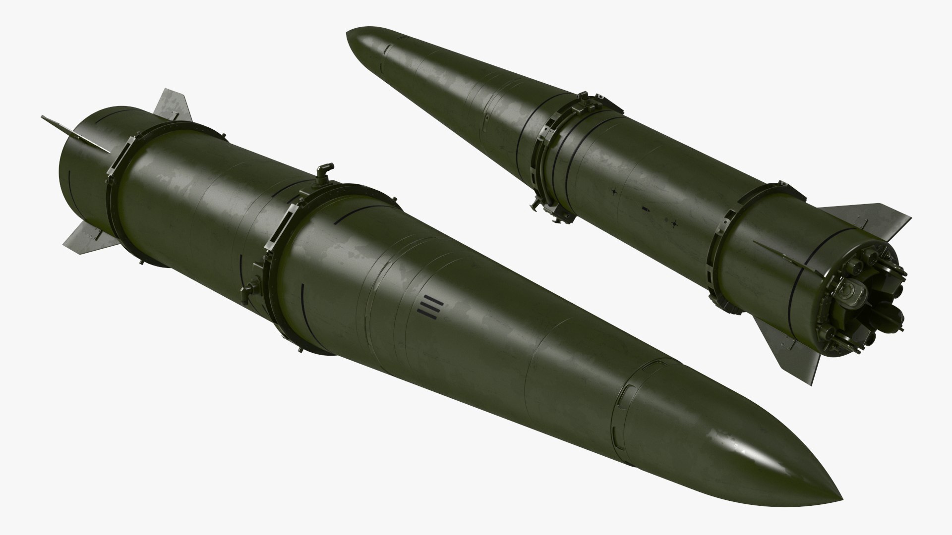 Russian Ballistic Missile 9M723 Iskander 3D Model - TurboSquid 2217098