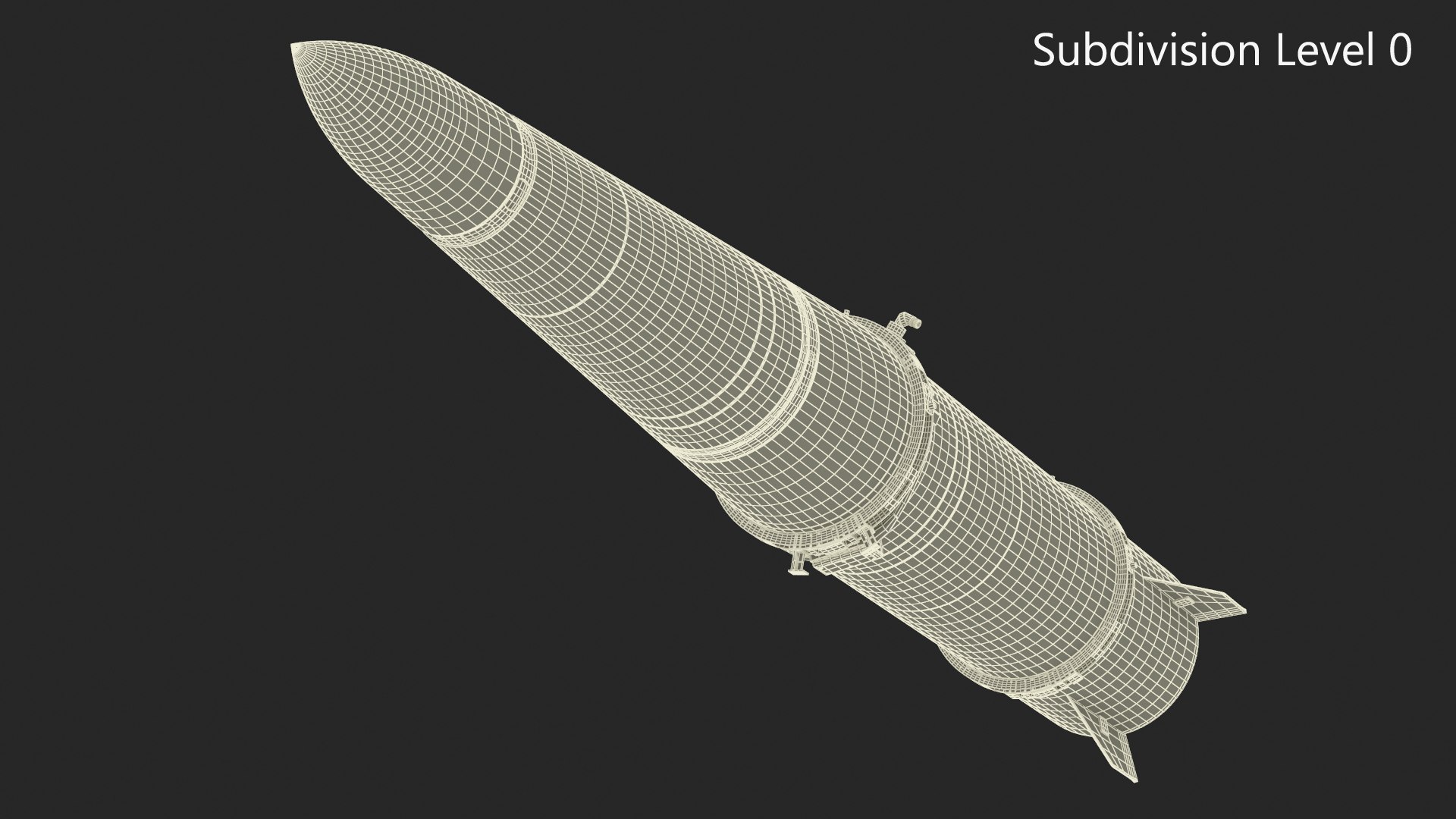Russian Ballistic Missile 9M723 Iskander 3D Model - TurboSquid 2217098