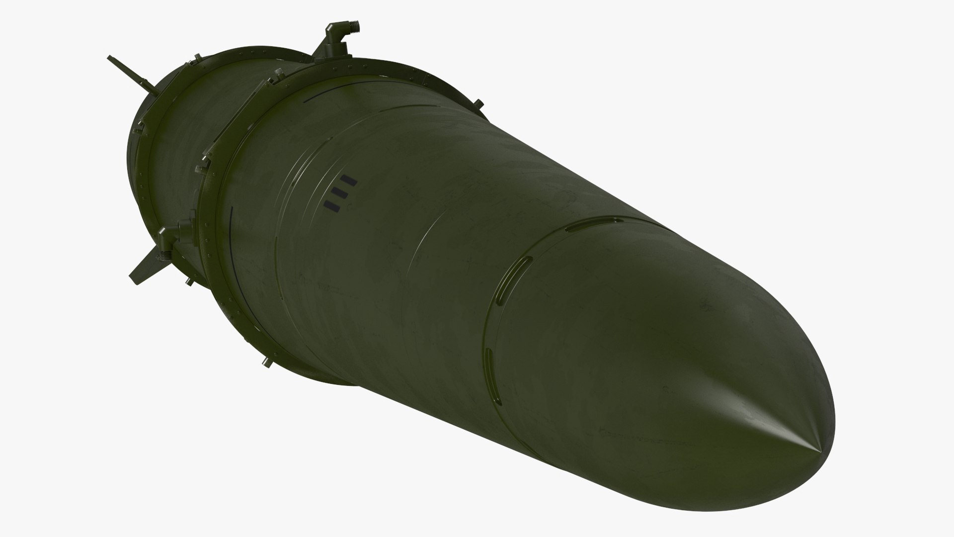 Russian Ballistic Missile 9M723 Iskander 3D Model - TurboSquid 2217098