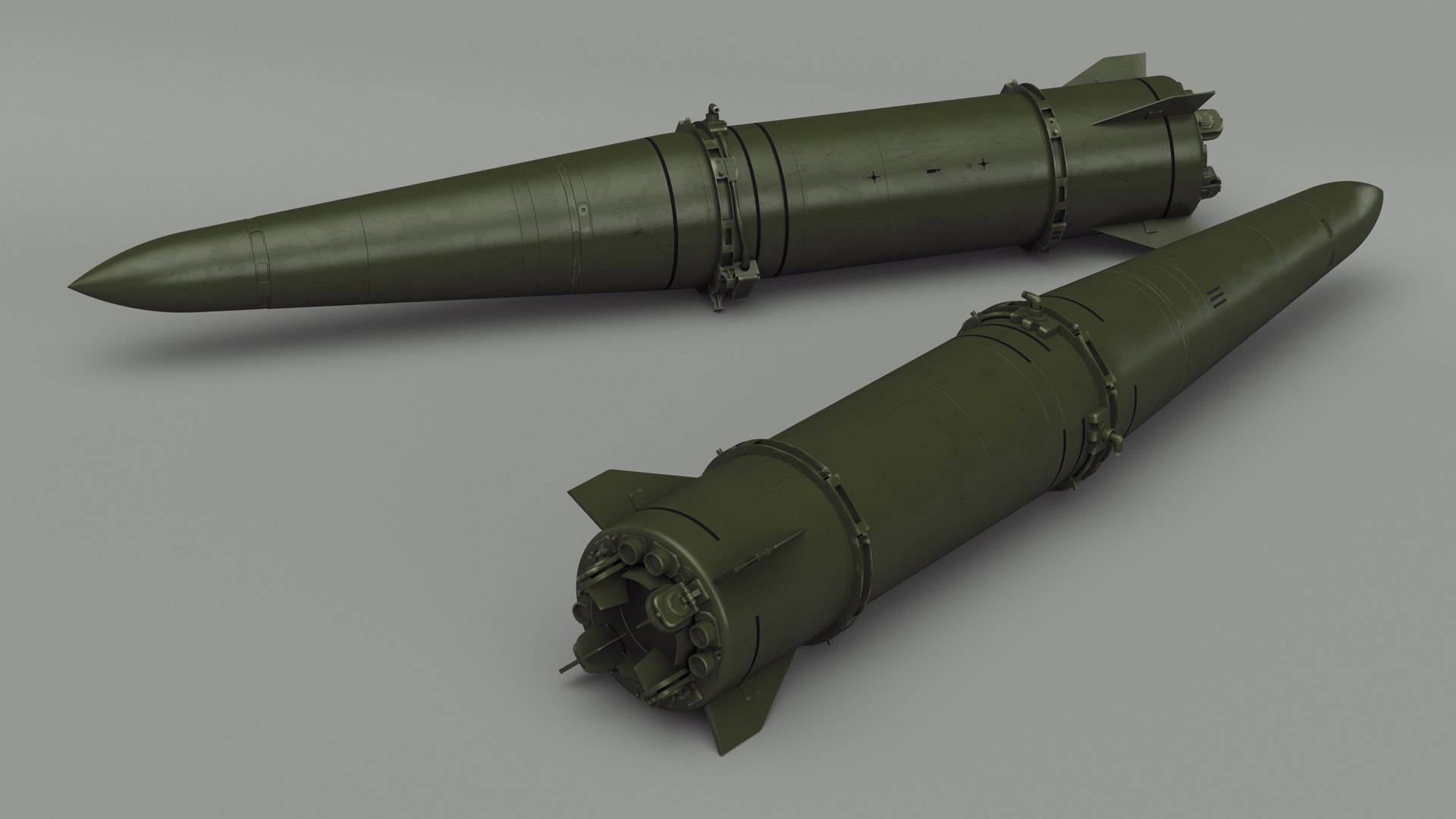 Russian Ballistic Missile 9M723 Iskander 3D Model - TurboSquid 2217098