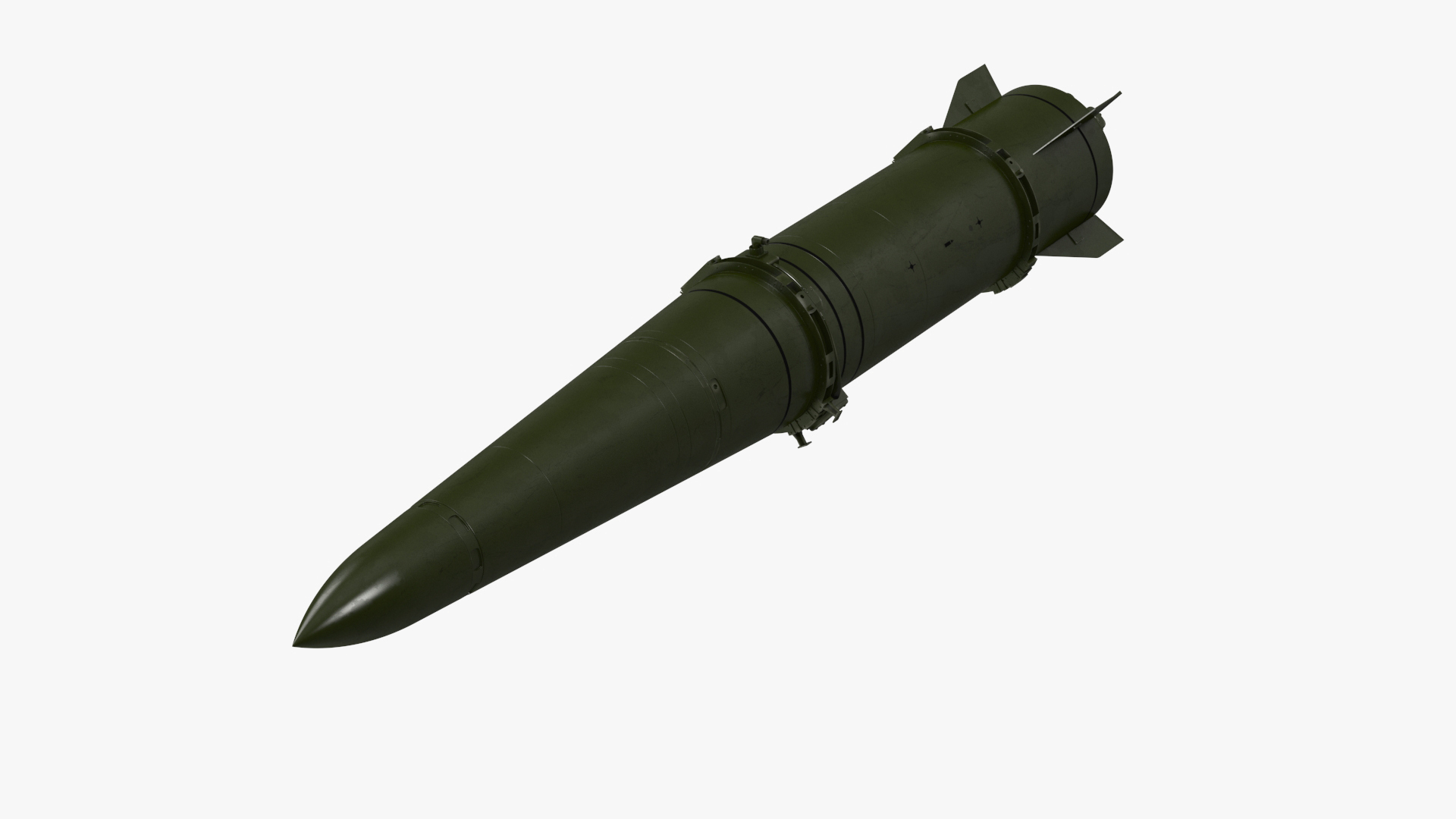 Russian Ballistic Missile 9M723 Iskander 3D Model - TurboSquid 2217098