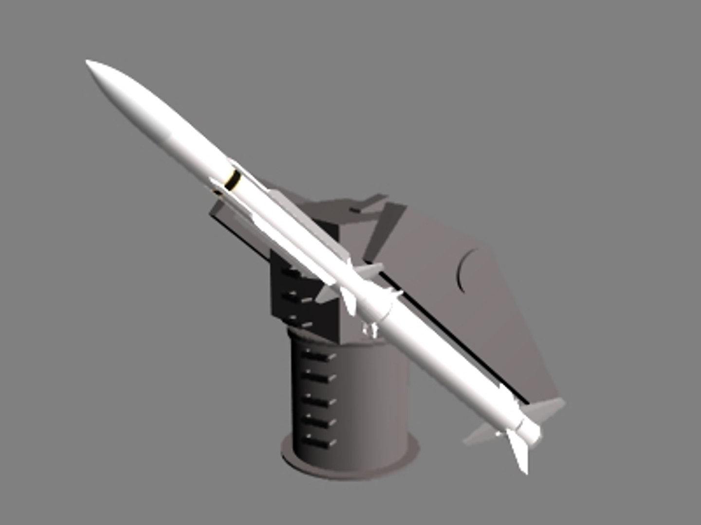 mk- rail missile launcher obj