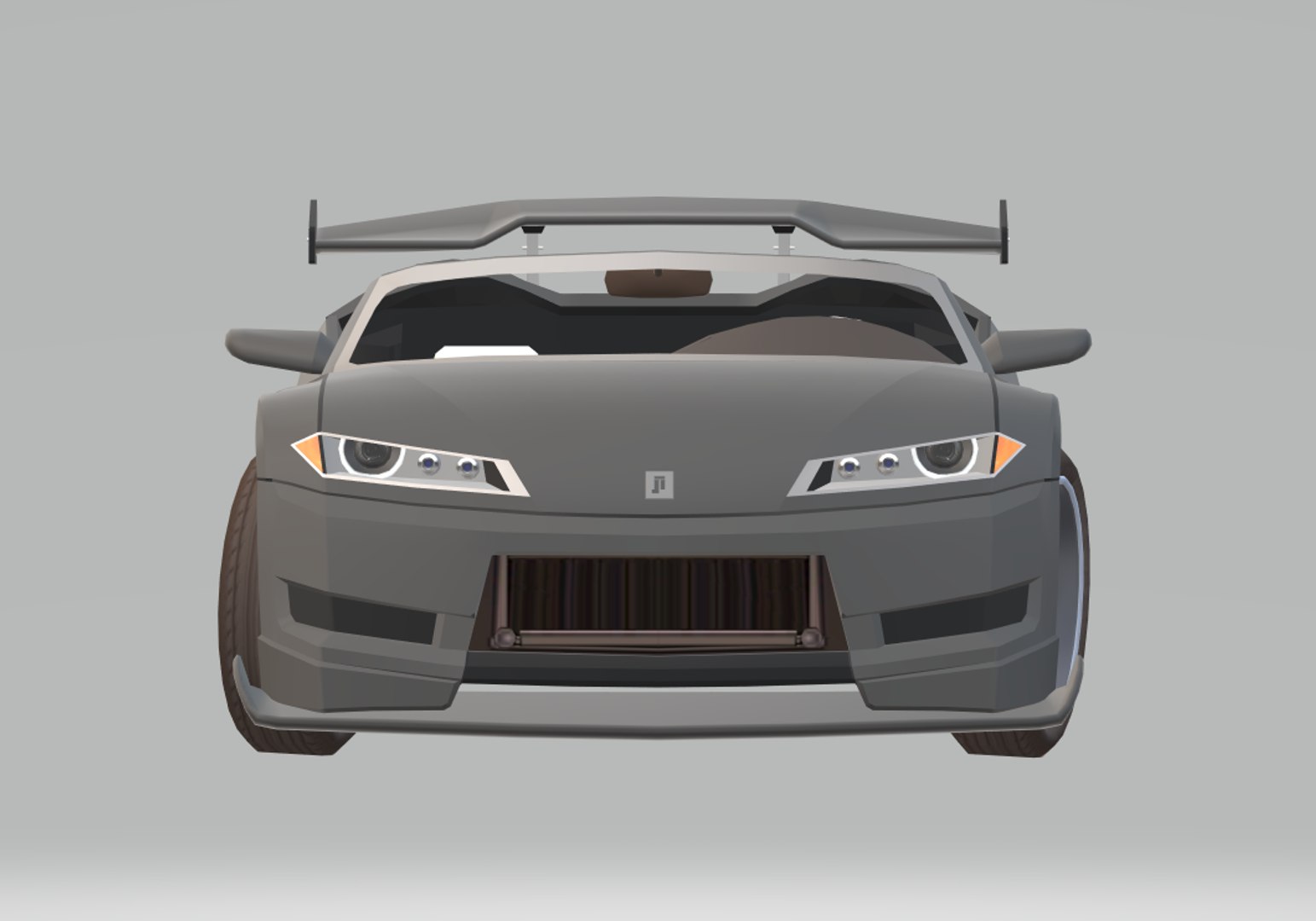 3D Shift Race Gray Car - TurboSquid 1504134