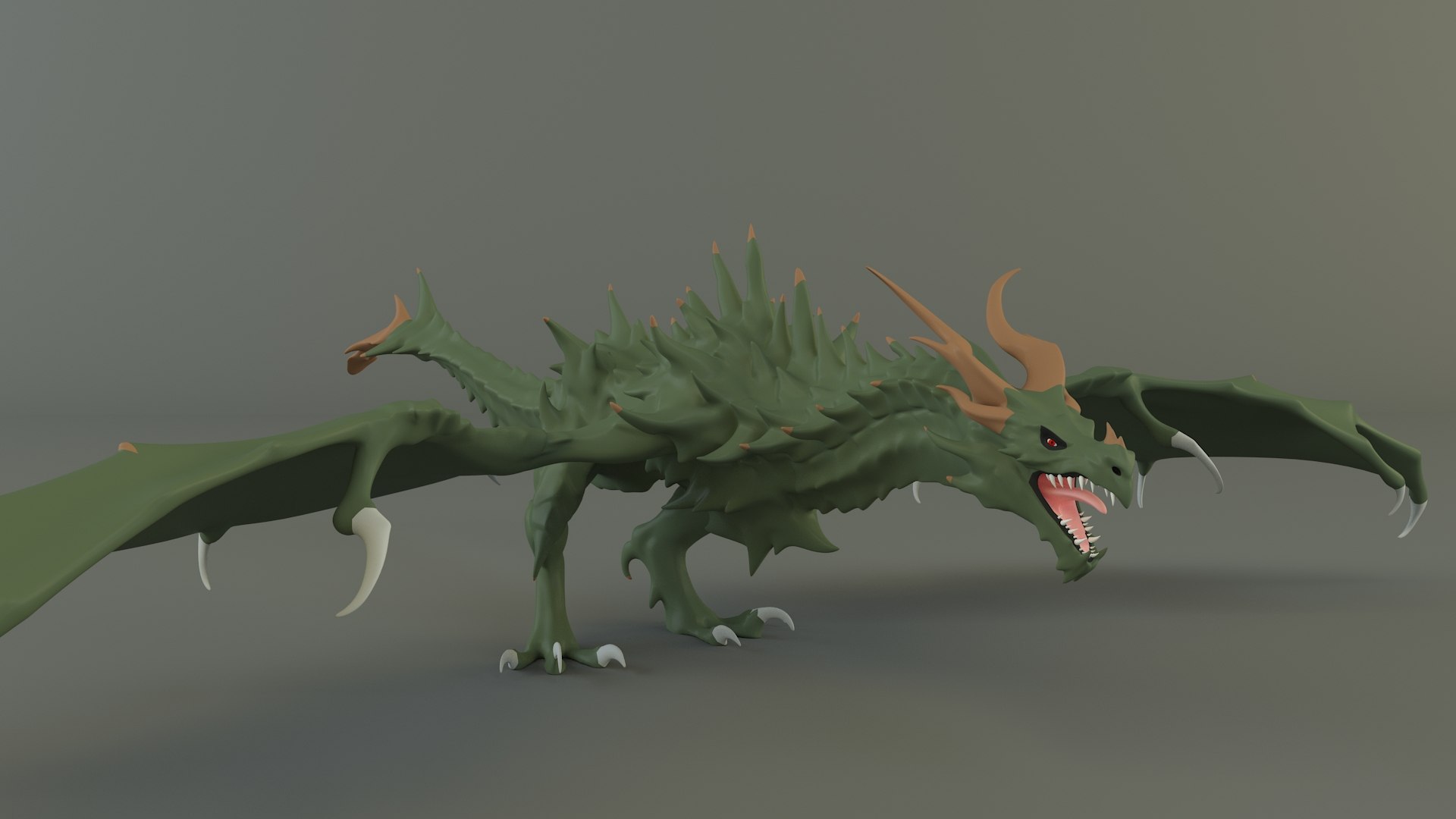 3D Model Big Dragon Model - TurboSquid 2267250