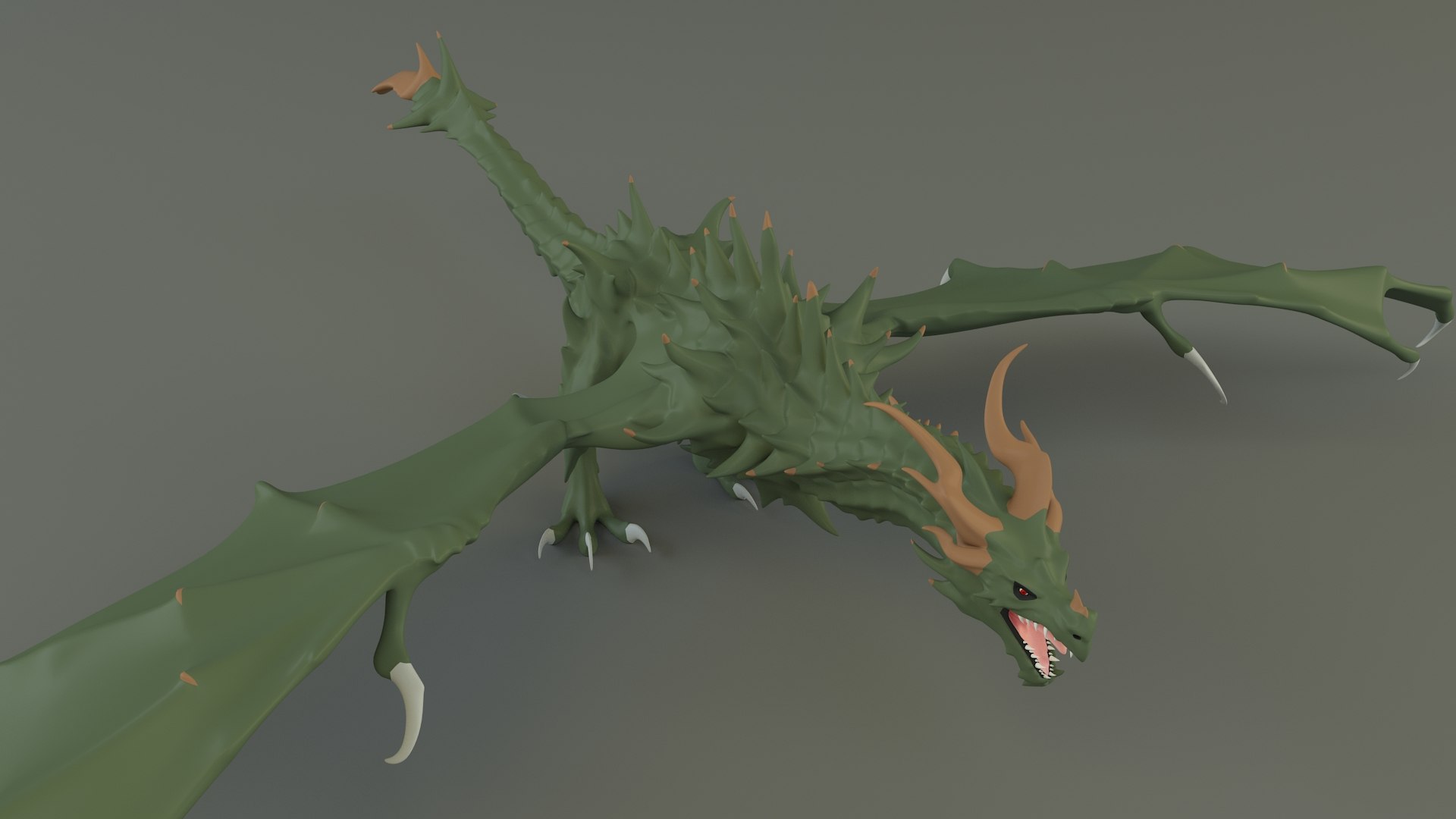 3D Model Big Dragon Model - TurboSquid 2267250