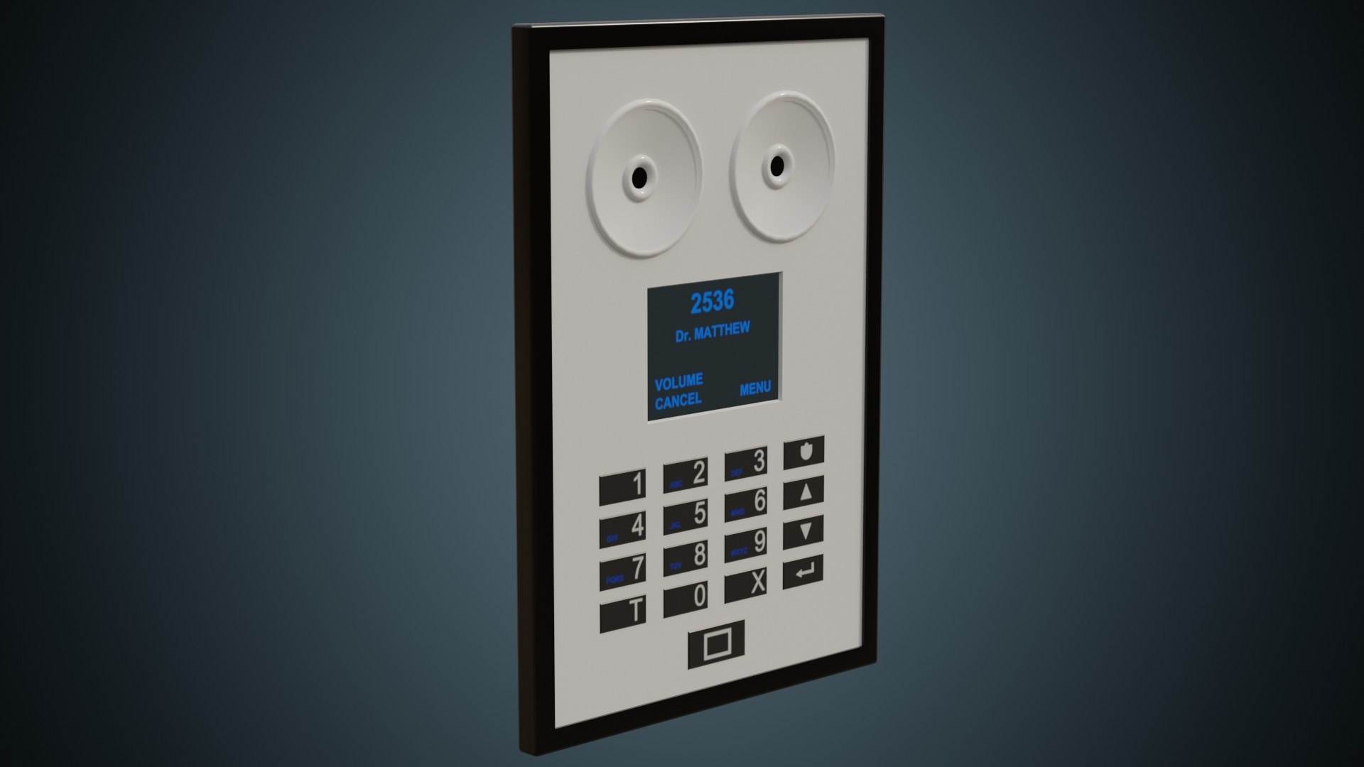 Intercom 1 Basic 3D Model - TurboSquid 2169413