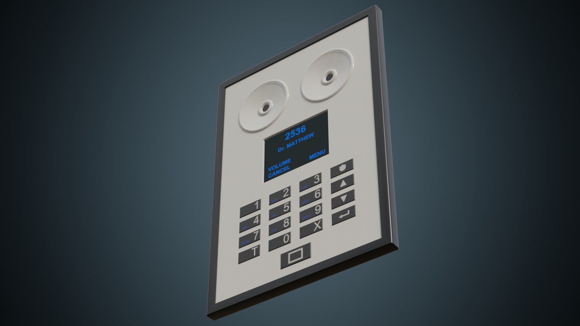Intercom 1 Basic 3D Model - TurboSquid 2169413