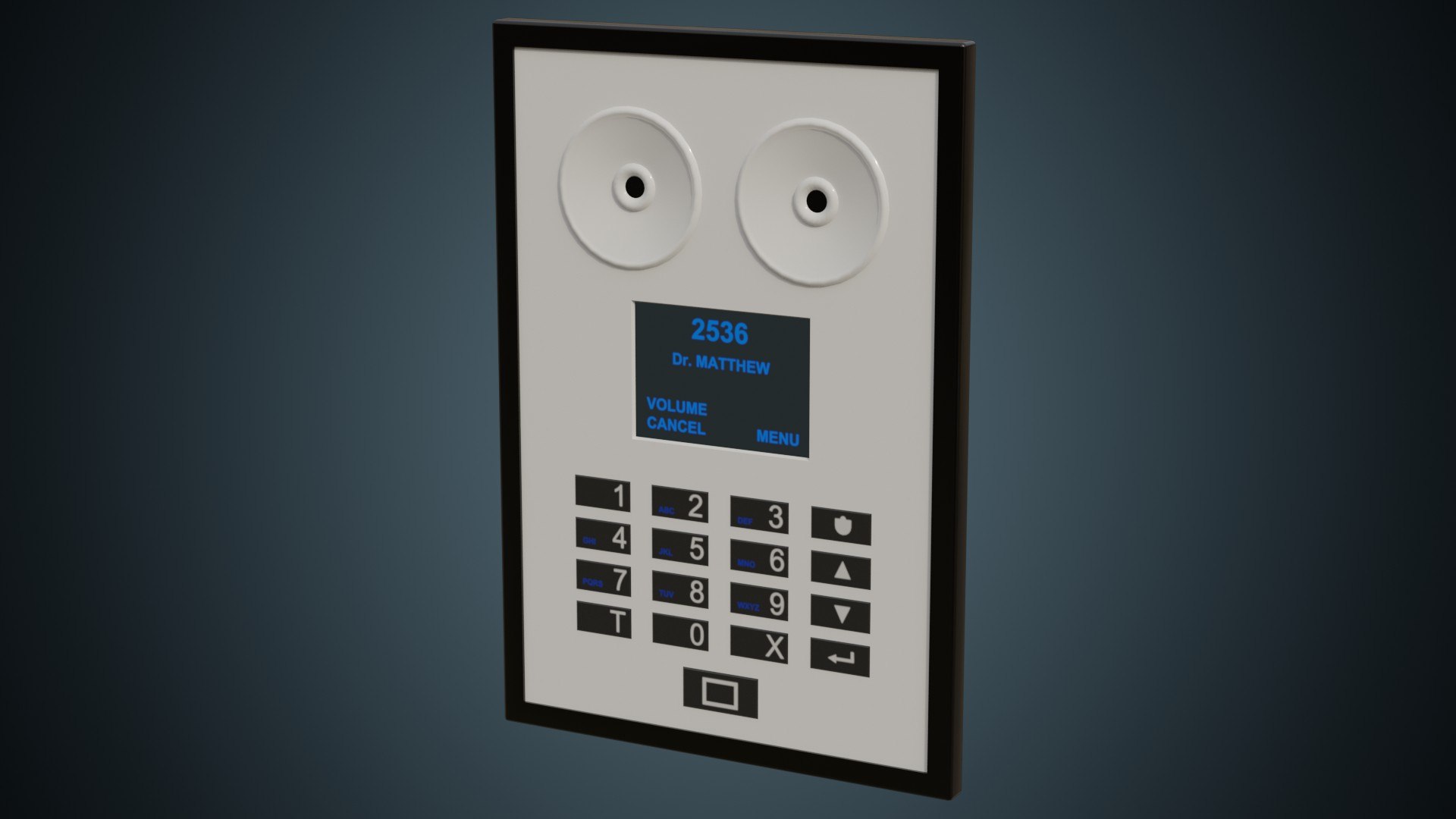 Intercom 1 Basic 3D Model - TurboSquid 2169413