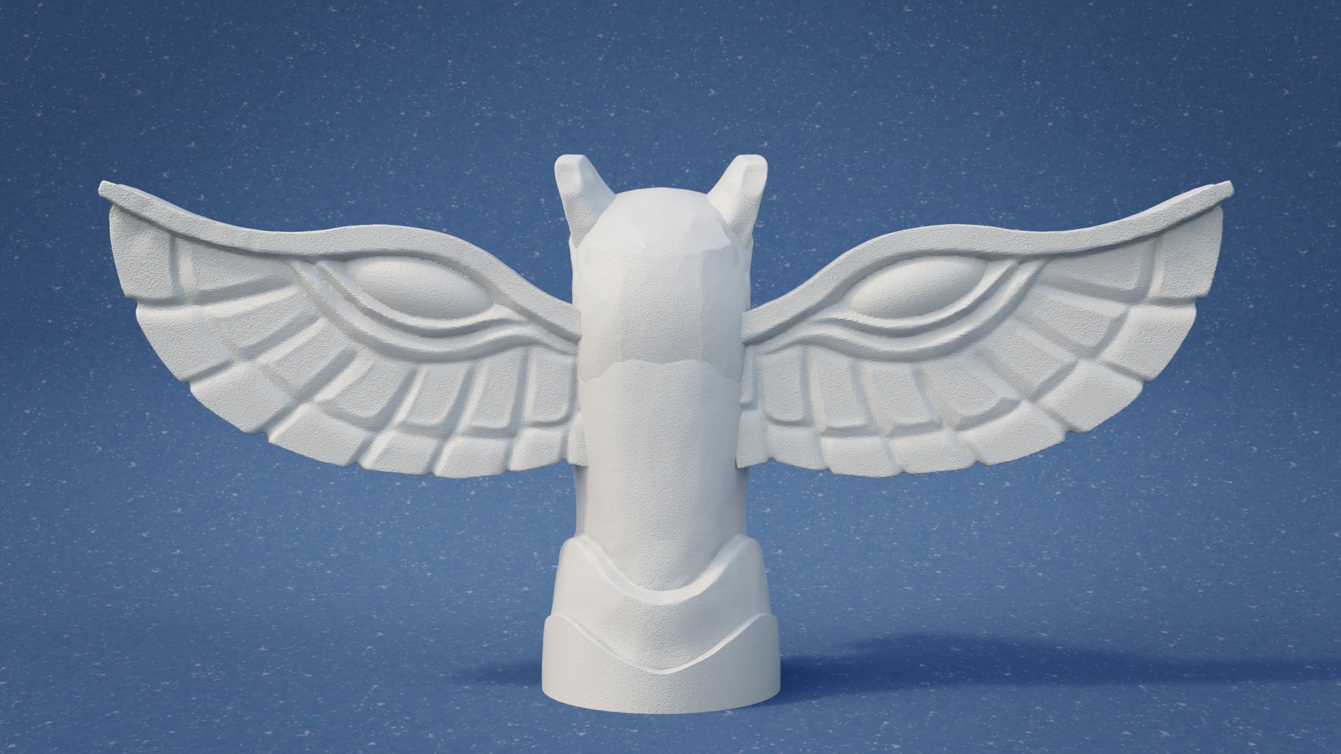 Totem Pole With Wings 3D Model - TurboSquid 2223404