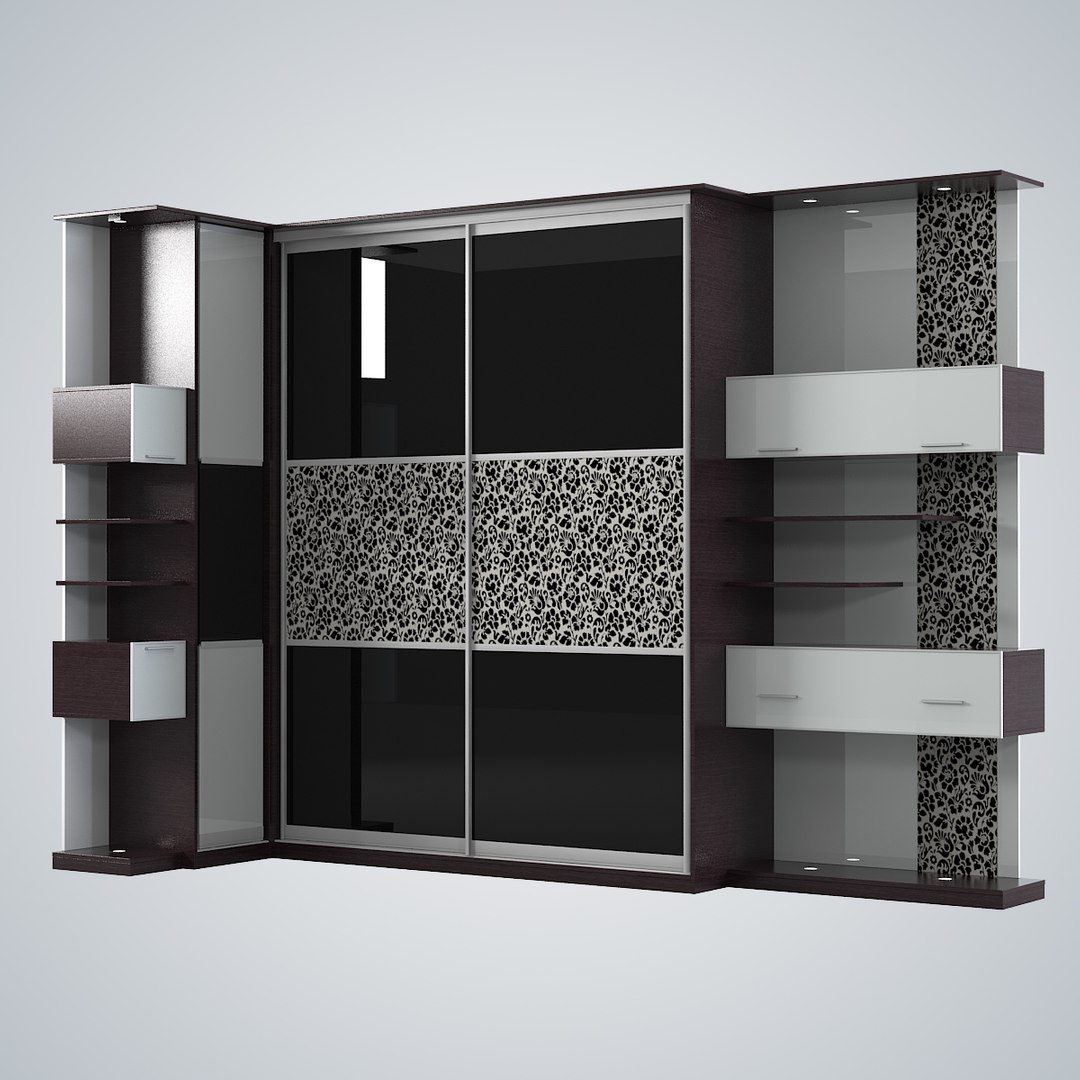 Sliding Cabinet 3d Model