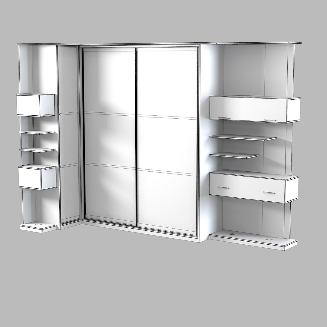 Sliding Cabinet 3d Model