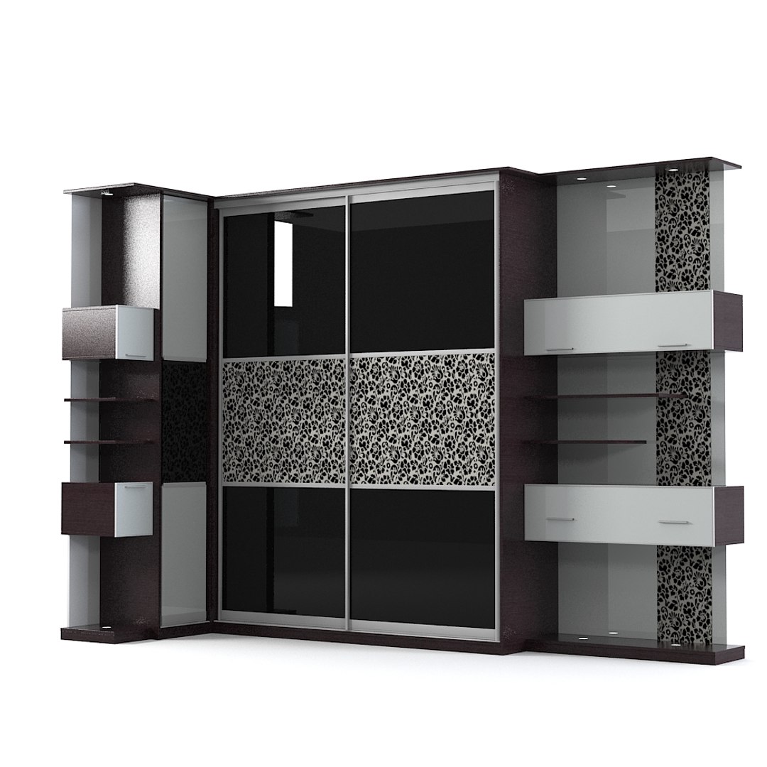 Sliding Cabinet 3d Model