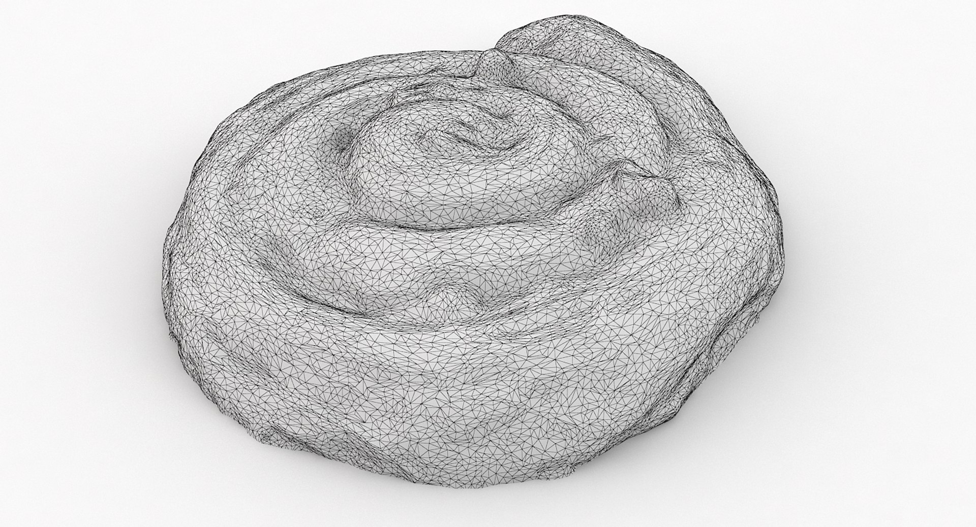 3D Scan Cinnamon Bun Model - TurboSquid 1259078