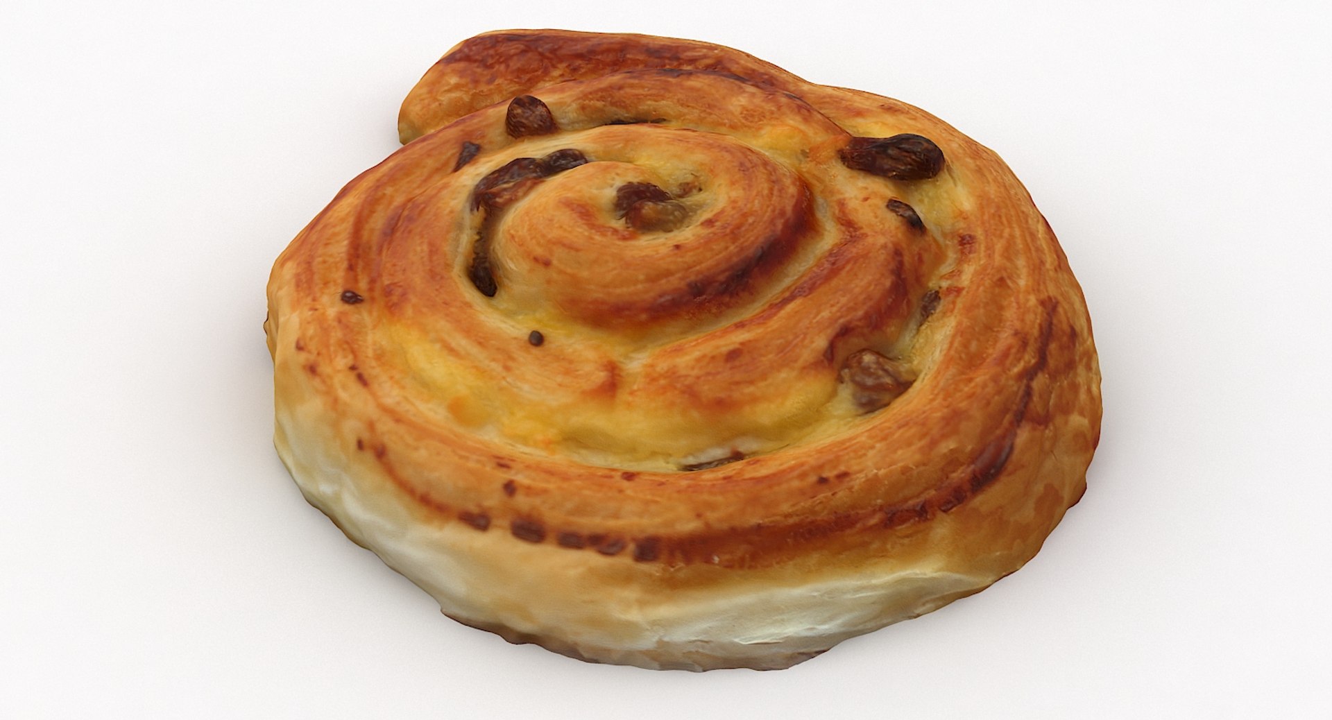 3D Scan Cinnamon Bun Model - TurboSquid 1259078