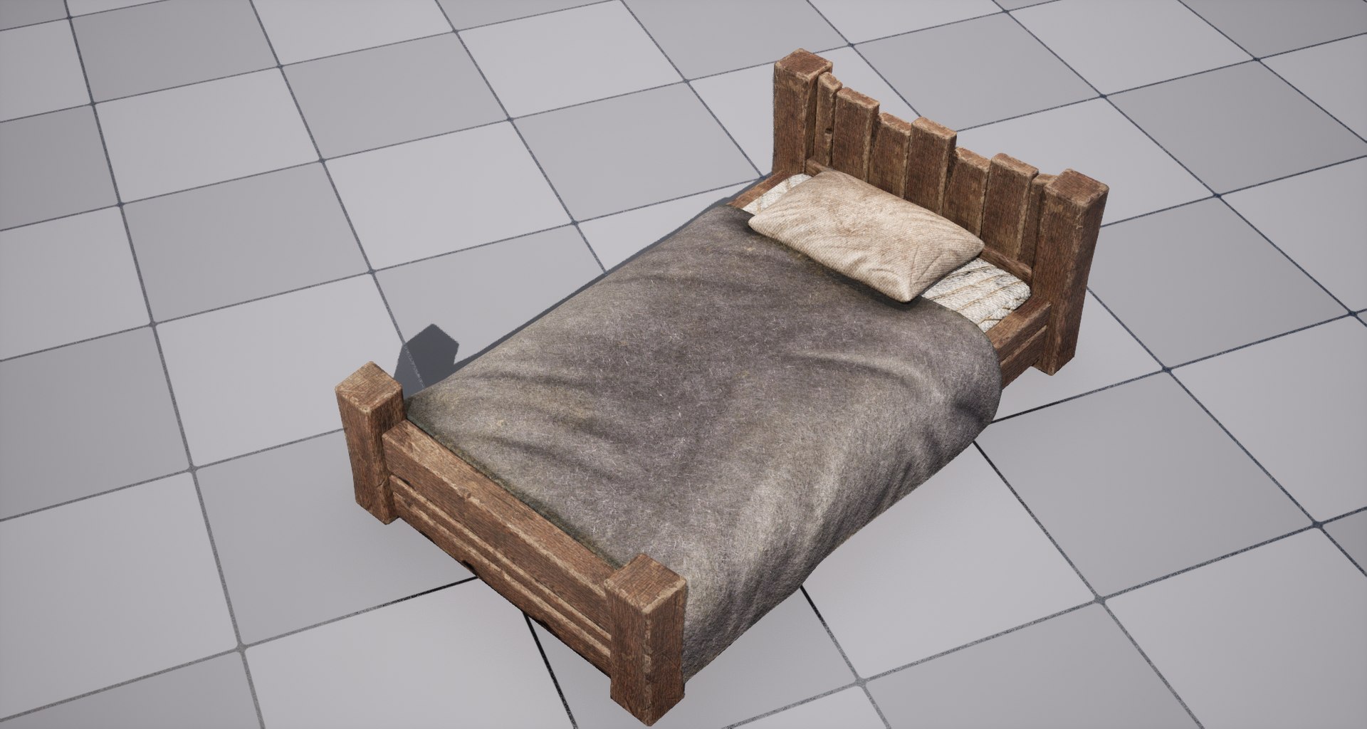 Medieval Bed 3D Model - TurboSquid 2123529