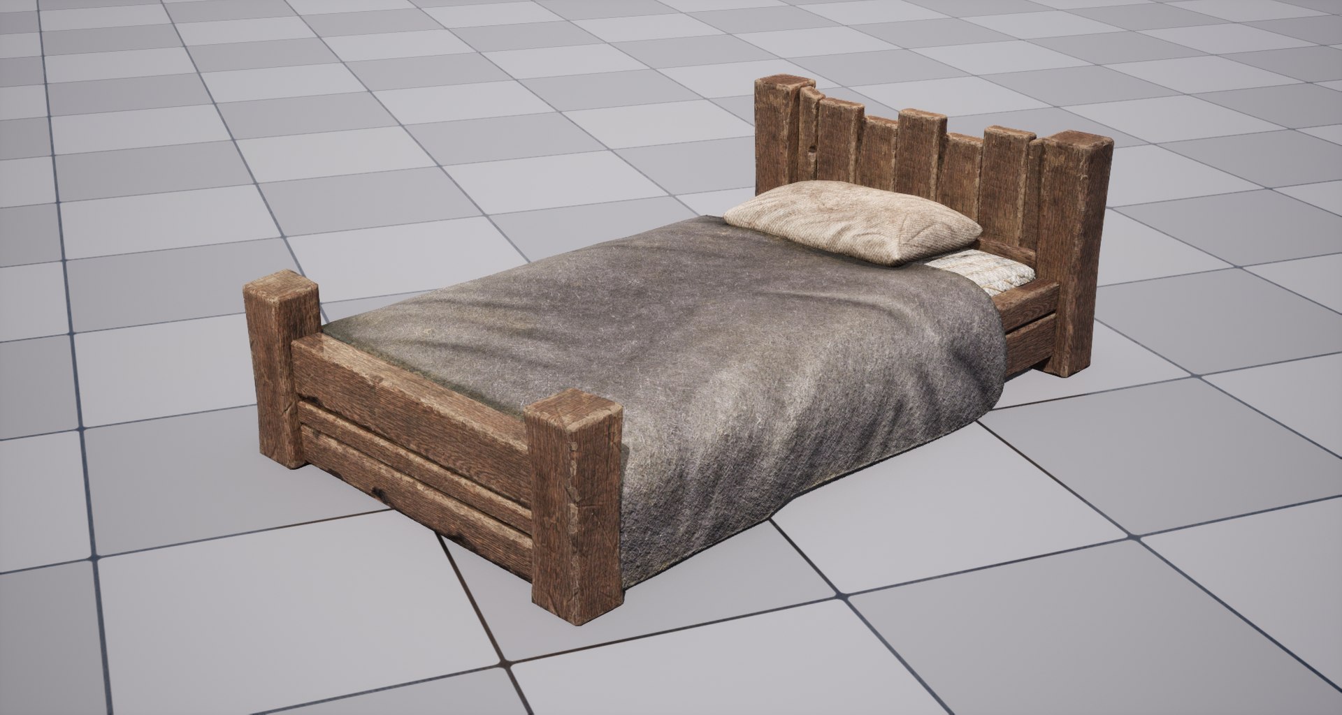 Medieval Bed 3D Model - TurboSquid 2123529