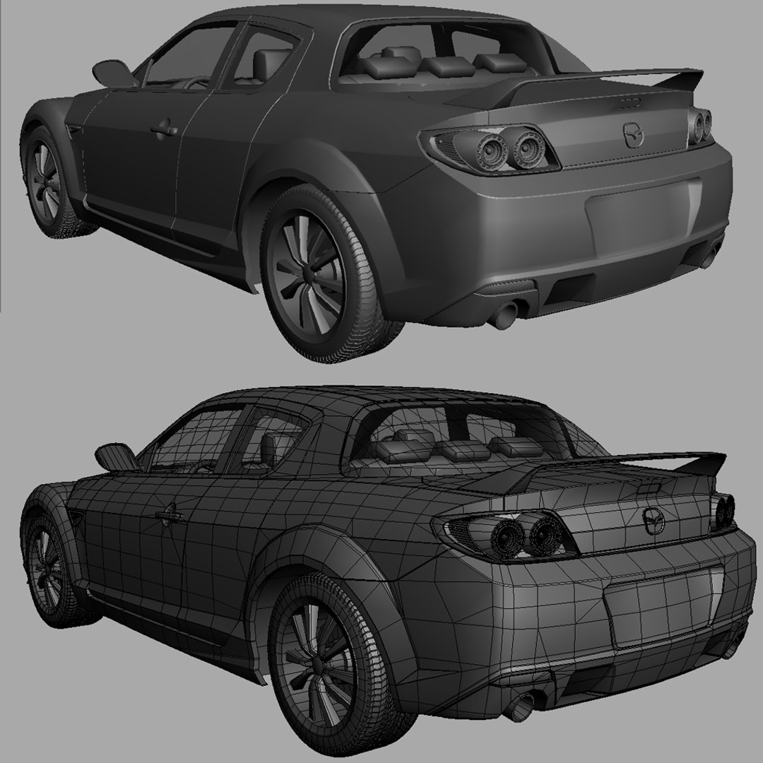 3d Model Mazda Rx8 Rx